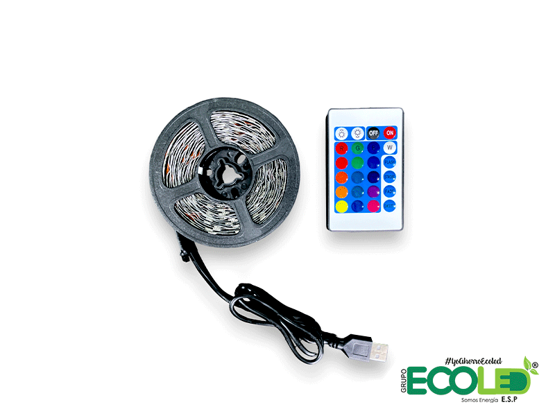 Cinta Led RGB Tipo USB – Ecoled Colombia