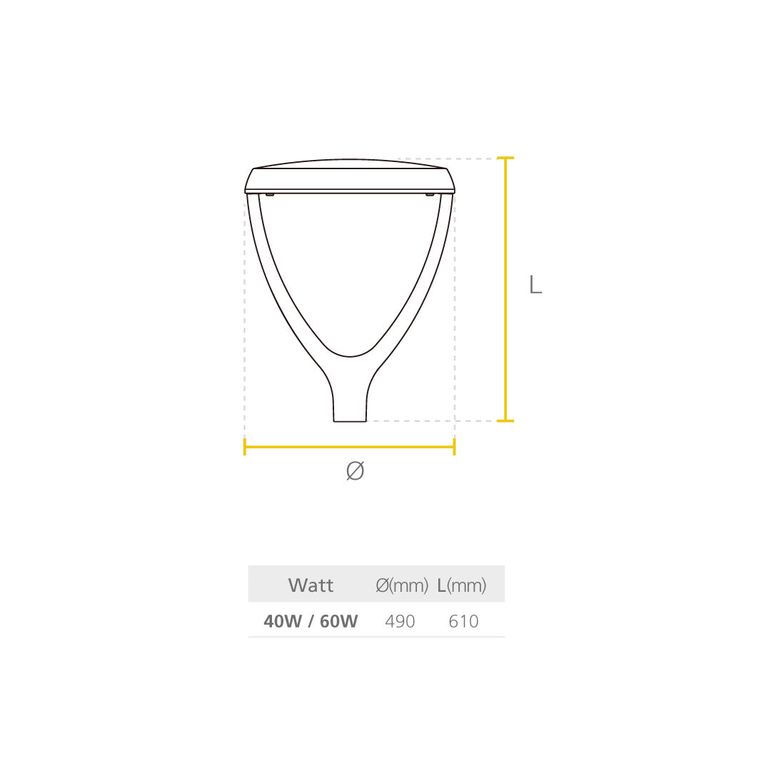 LED STREET LIGHT SPRING G2 40W - 60W – Ecoled Colombia