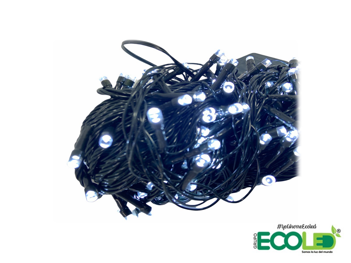 Luces led lineal 100 bombillos navidad - Grupo Ecoled Colombia